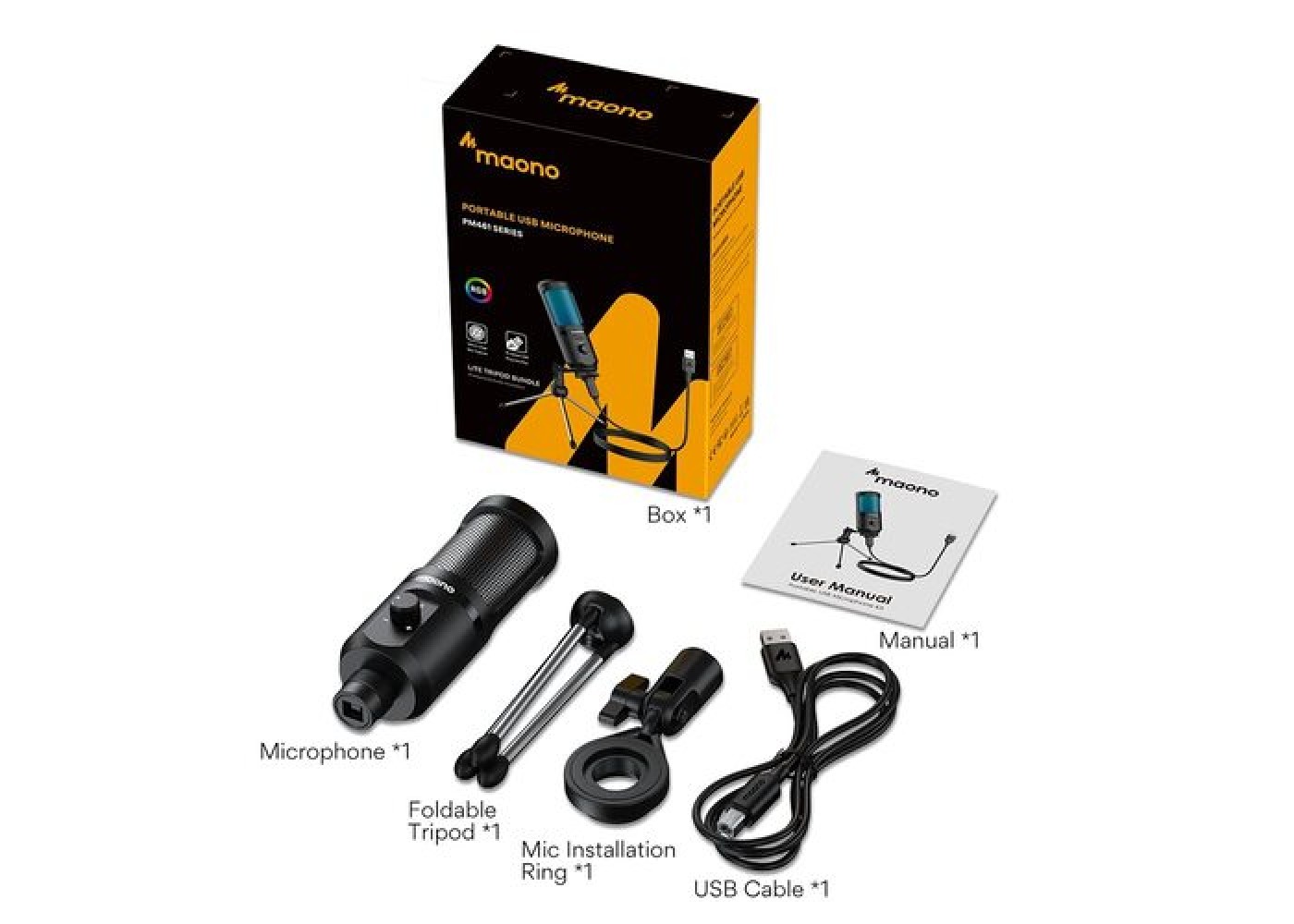 Maono AU-PM461TR Microphone Price in bd