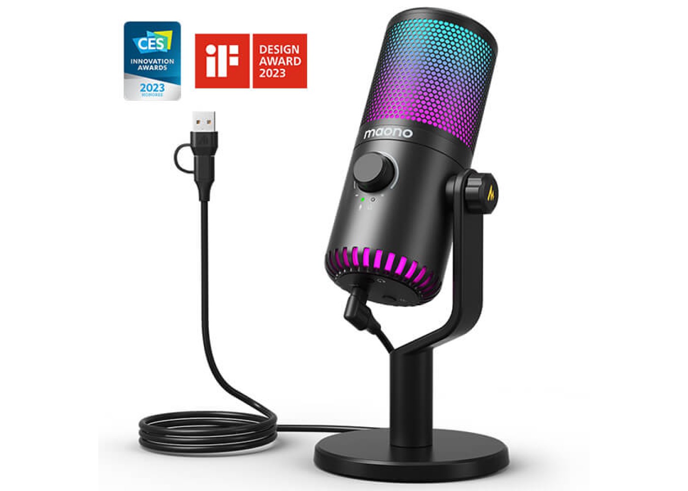 MAONO DM30 RGB USB Gaming Microphone Price in BD